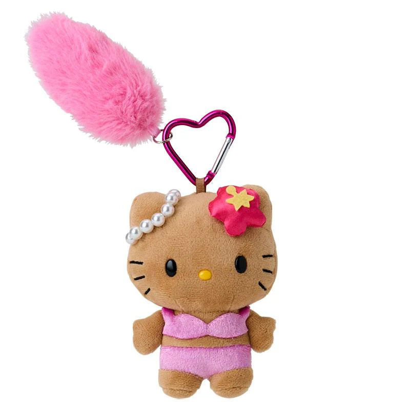 Hello Kitty Plush Keychain With Tail Sunburn GOGO GAL Collection – Mr.Pen