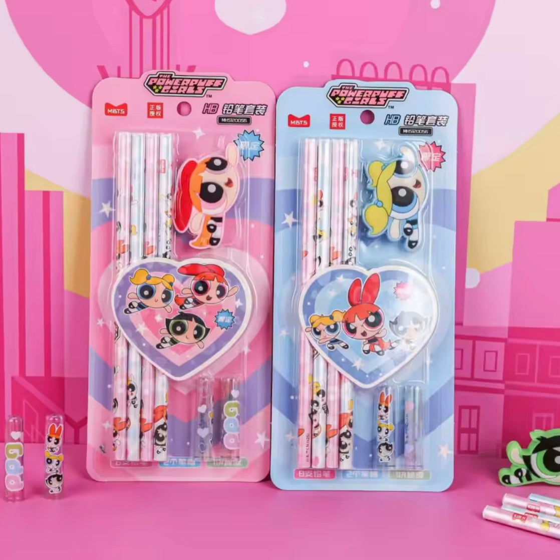 Powerpuff Girls Pencil Sets – Mr.Pen