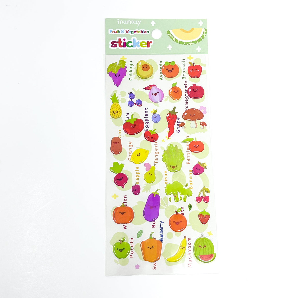 Inamazy Fruit & Vegetables Sticker – Mr.Pen